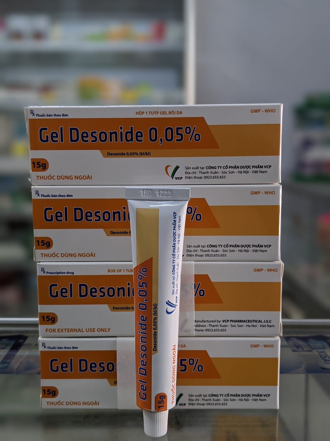 Desonide 0.05% - Điều trị viêm da cơ địa , tổ đĩa, chàm